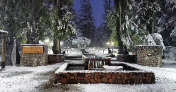 Así de mágico amaneció el Manzano Histórico - Mendoza Post