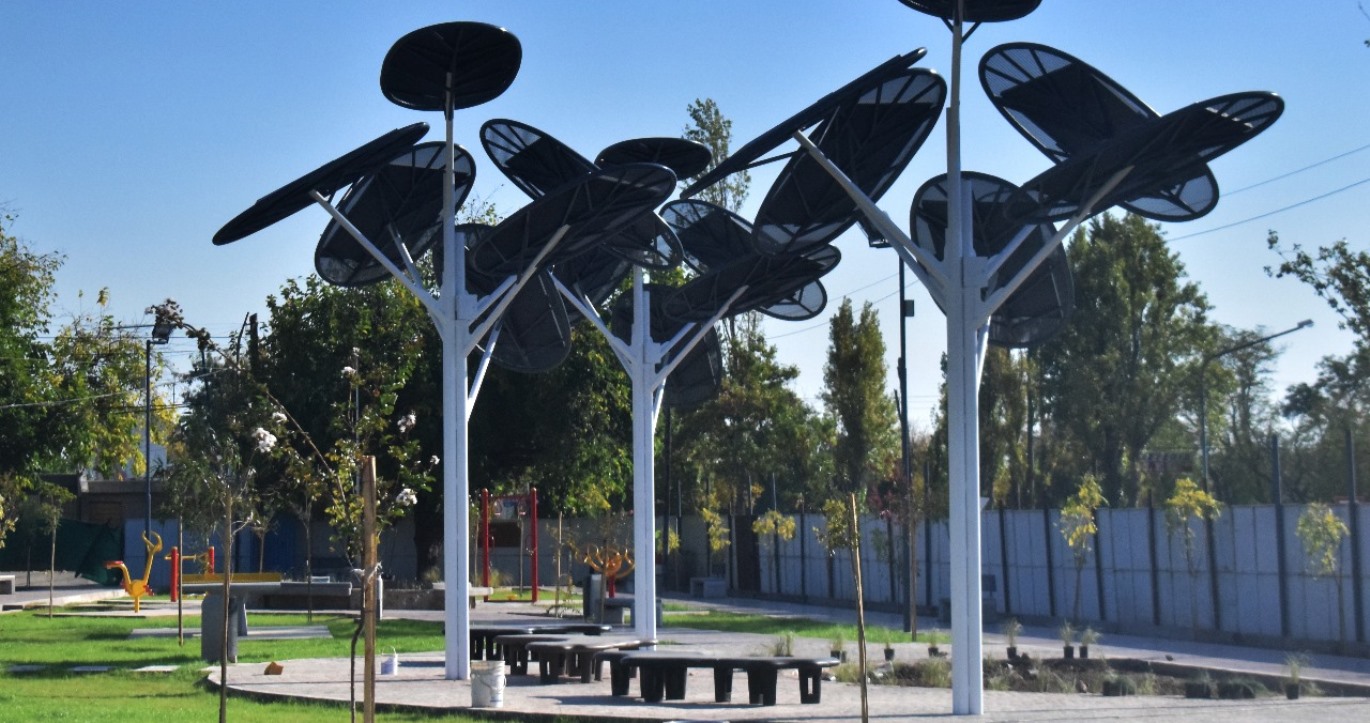 Godoy Cruz tiene la primera plaza solar del país - Mendoza Post
