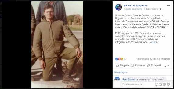 Quién era Patricio Batisda el soldado 105 identificado en Malvinas ...