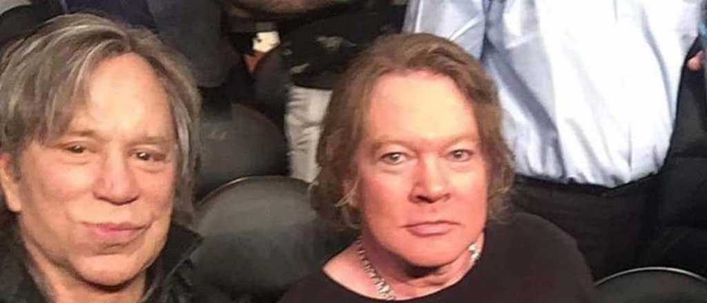 Los memes de la sorprendente foto de Mickey Rourke y Axl Rose - Mendoza ...