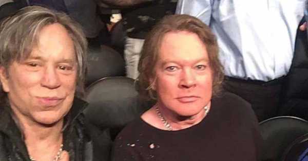 Los memes de la sorprendente foto de Mickey Rourke y Axl Rose - Mendoza ...