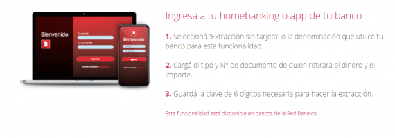 Las redes Banelco y Link permiten extraer dinero sin tarjeta de débito ...