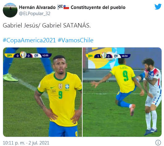 Marche preso: la patada criminal de Gabriel Jesús y los memes - Mendoza ...