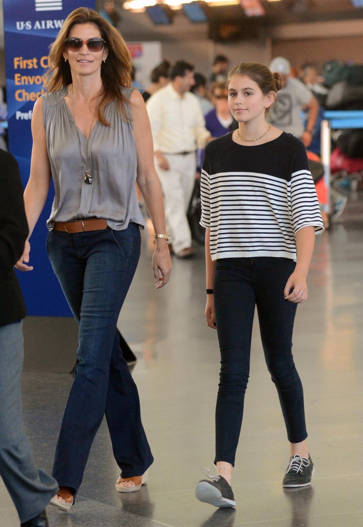 La "mini mí" de Cindy Crawford tiene 13 años y la adora el mundo ...