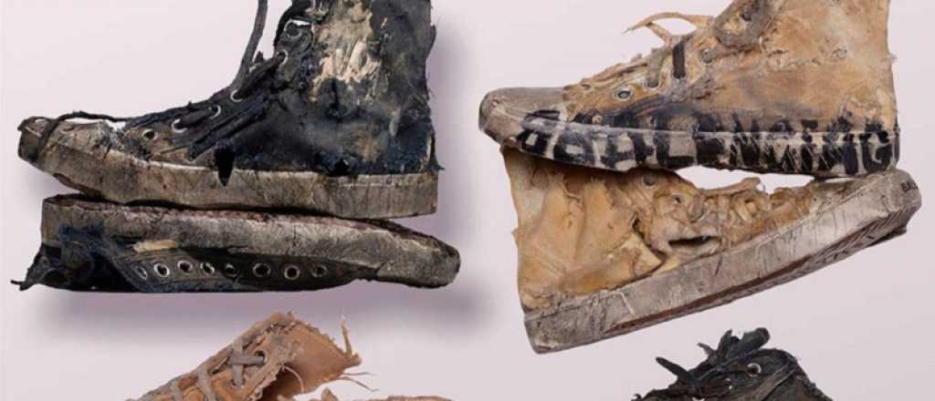 Balenciaga vende zapatillas rotas y sucias que generaron polémica ...