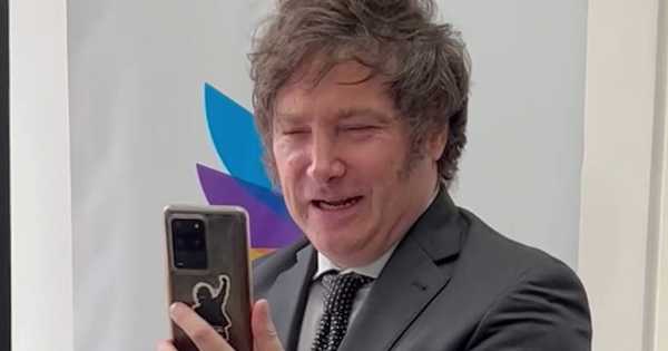 Javier Milei y su reacción sobre un meme suyo - Mendoza Post