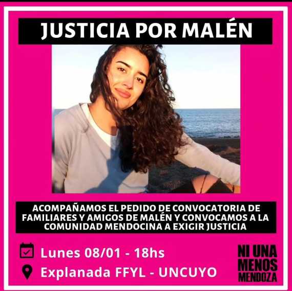 A un mes del asesinato Malén Ledesma, marchan por justicia a la UNCuyo ...