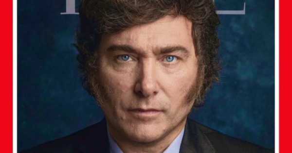 Milei está en la nueva portada de la revista TIME - Mendoza Post