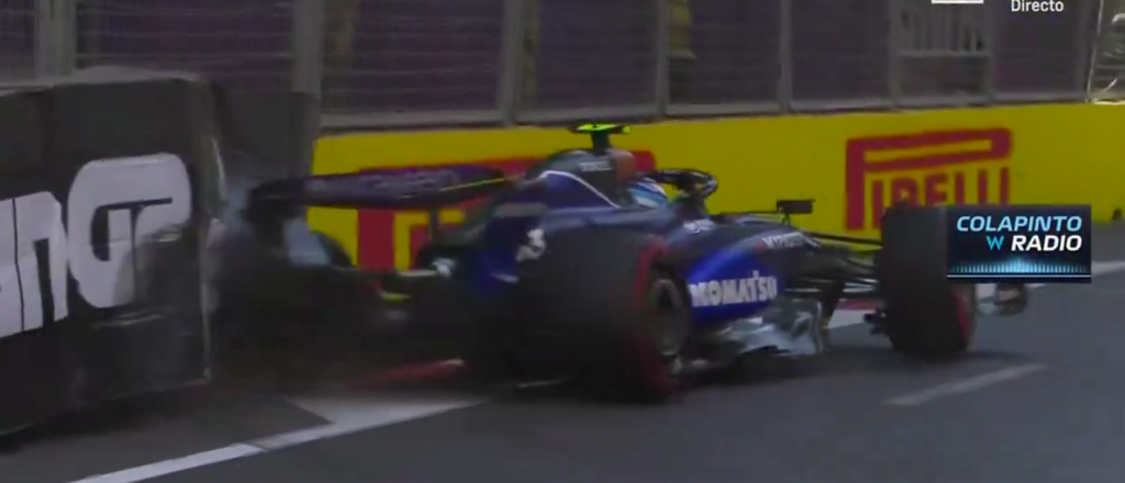 F1: Así fue el accidente de COLAPINTO en BAKÚ - Mendoza Post