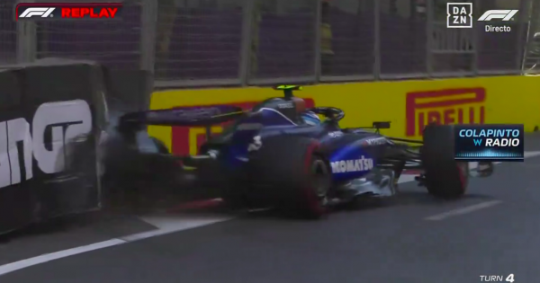 F1: Así fue el accidente de COLAPINTO en BAKÚ - Mendoza Post