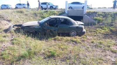 Venían a MENDOZA y VOLCARON en La Pampa: tres HOSPITALIZADOS - Mendoza Post