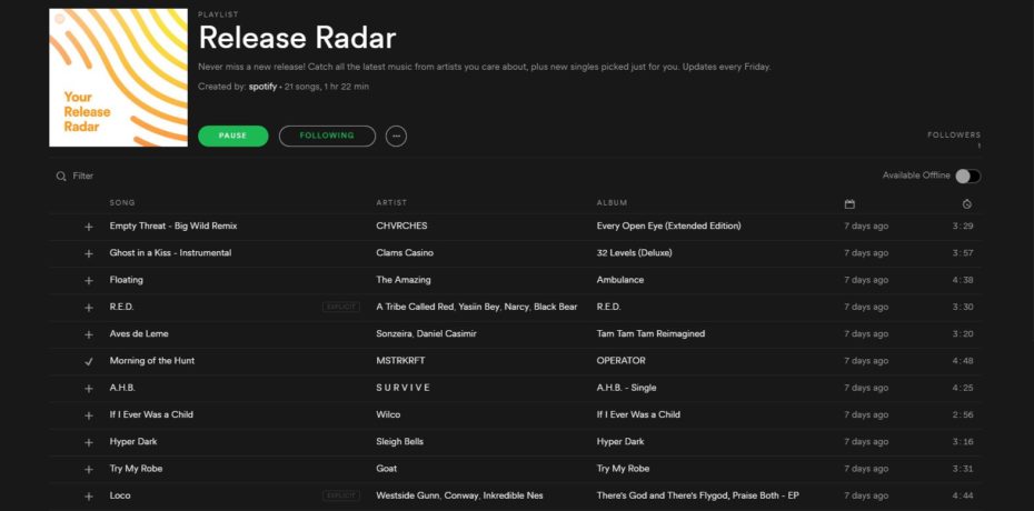 Conocé "Release Radar", lo nuevo de Spotify - Mendoza Post