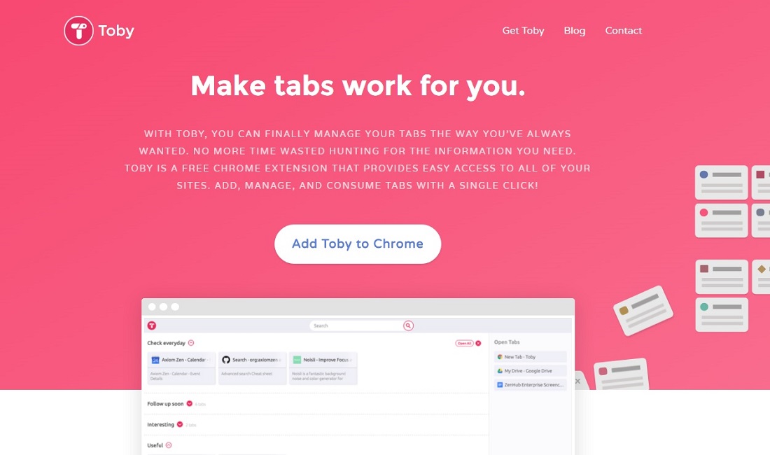 Conocé a Toby, un organizador ideal para tu Chrome - Mendoza Post