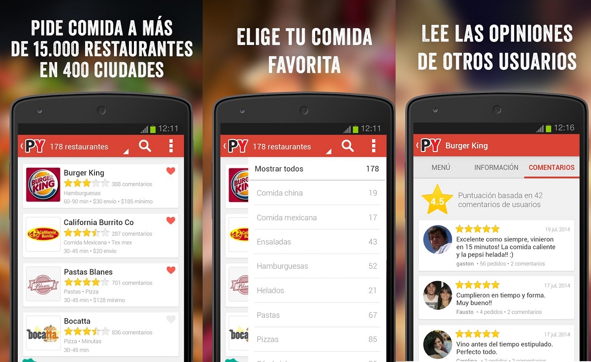Conocé las mejores apps para pedir comida con el celu - Mendoza Post